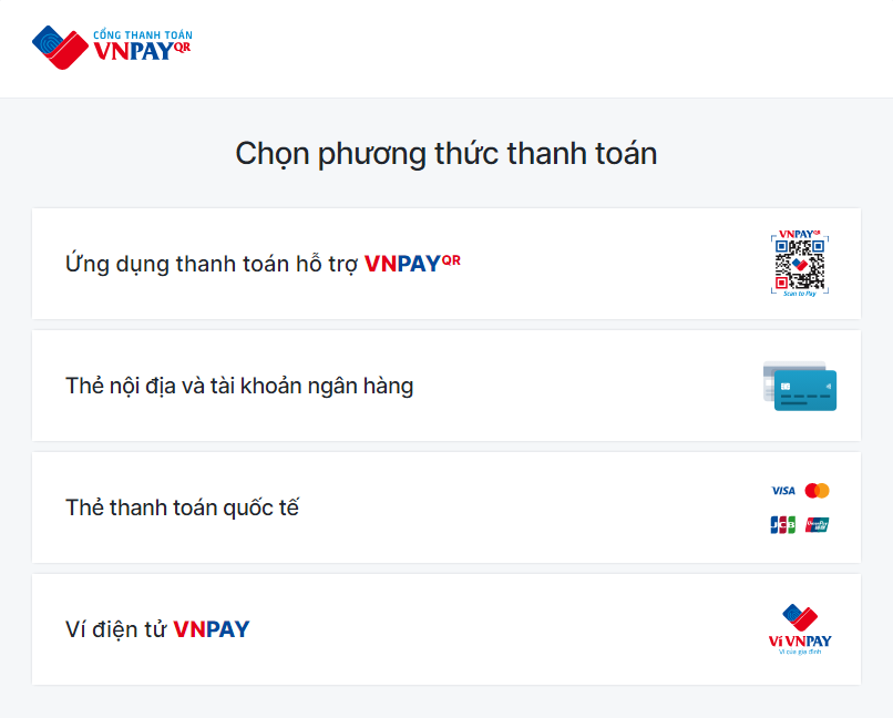 HƯỚNG DẪN THANH TOÁN VNPAY | Manuals